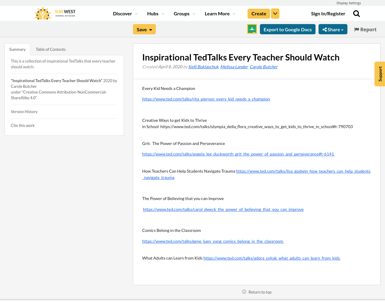 Inspirational TedTalks Every Teacher Should Watch | Resource Bank