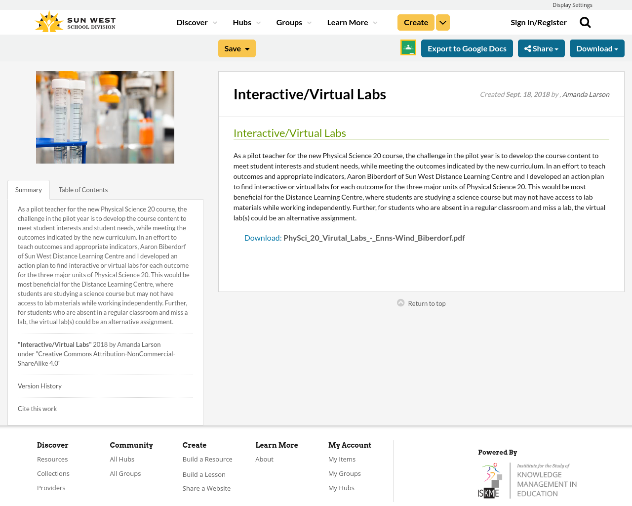Interactive/Virtual Labs | Resource Bank