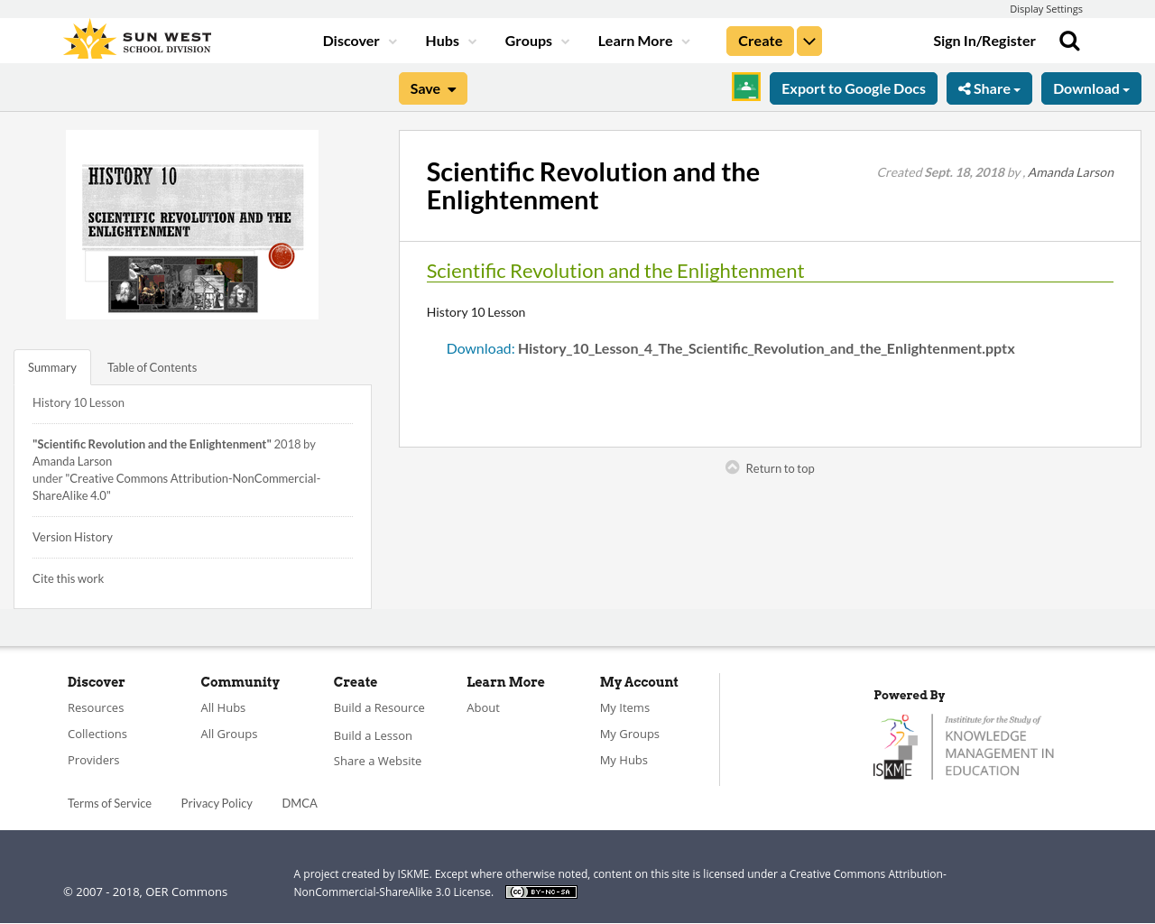 Scientific Revolution and the Enlightenment | Resource Bank