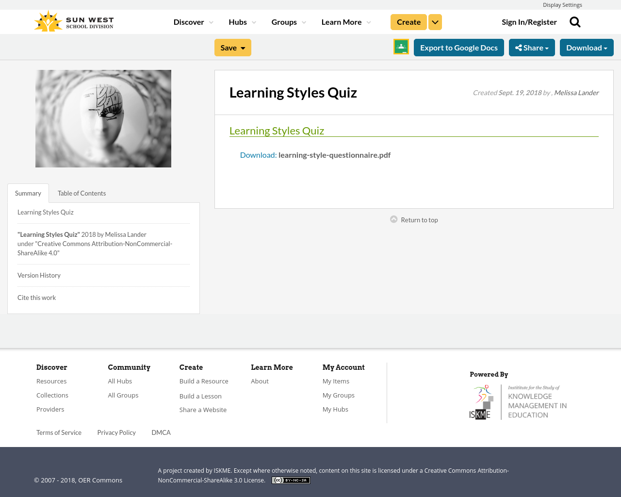 Learning Styles Quiz | Resource Bank