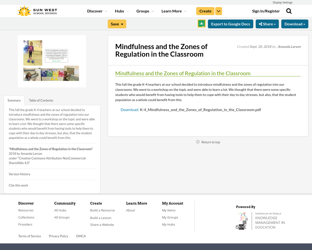 Mindfulness and the Zones of Regulation in the Classroom | Resource Bank