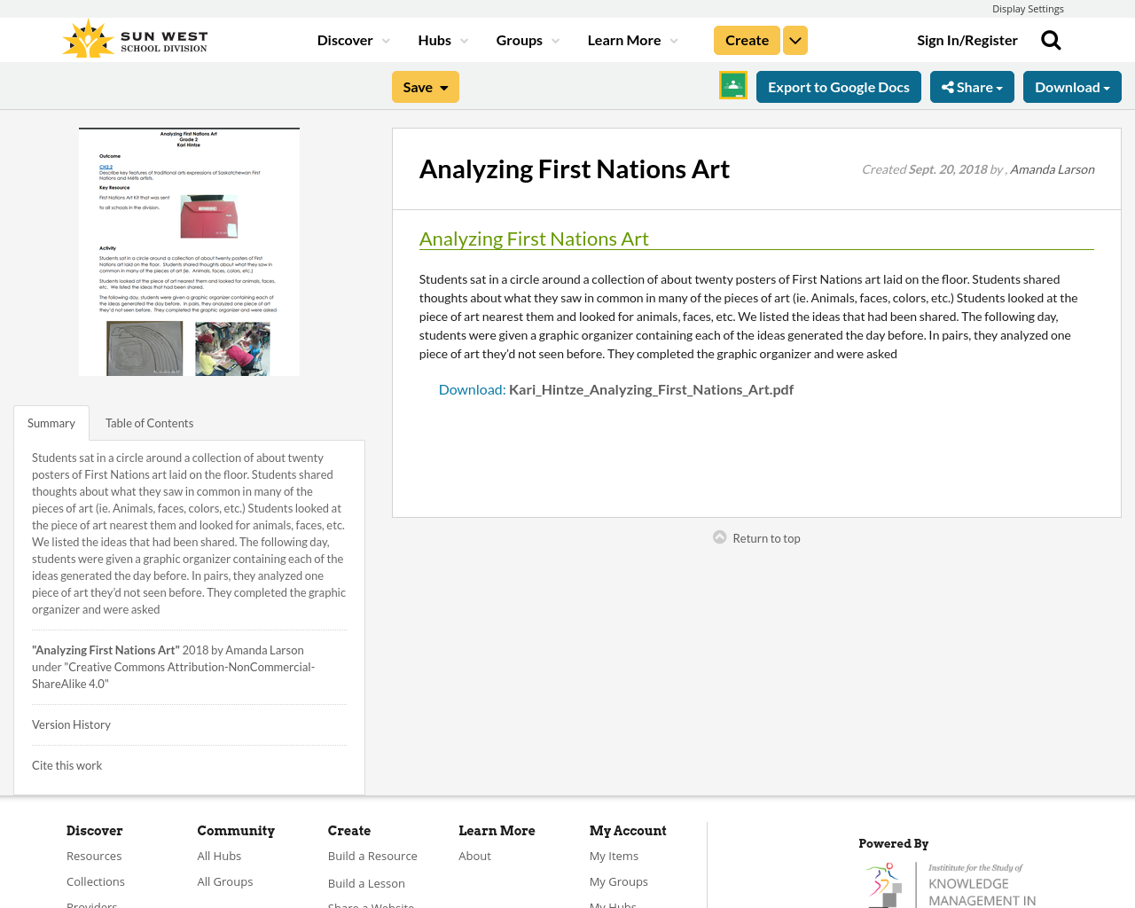 Analyzing First Nations Art | Resource Bank