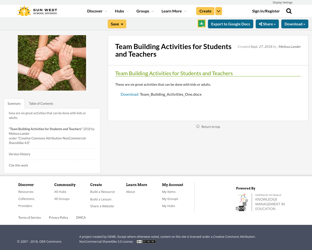 Team Building Activities for Students and Teachers | Resource Bank