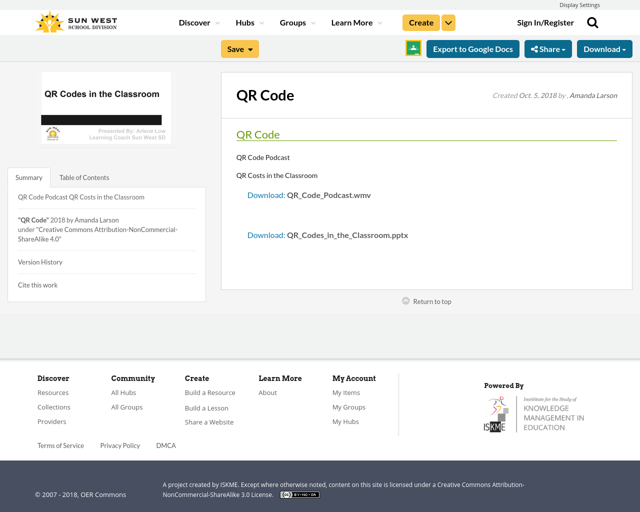 QR Code | Resource Bank