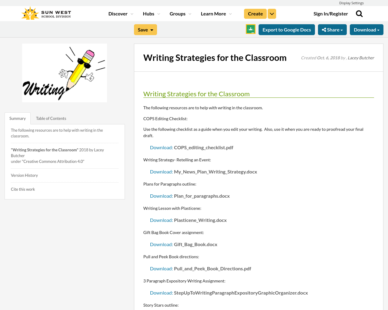 Writing Strategies for the Classroom | Resource Bank