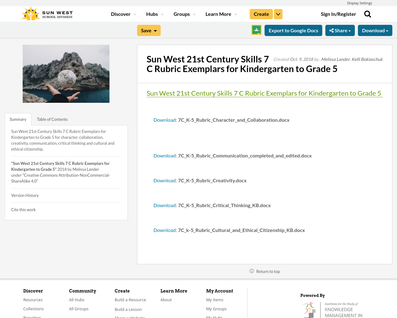 21st Century Skills FASA 7 C Rubric Exemplars For Kindergarten To 21st-century-skills-fasa-7-c-rubric-exemplars-for-kindergarten-to